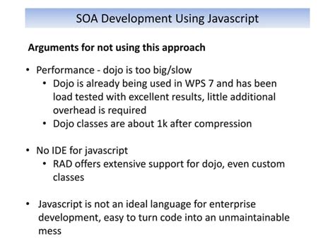 Soa Development Using Javascript Ppt