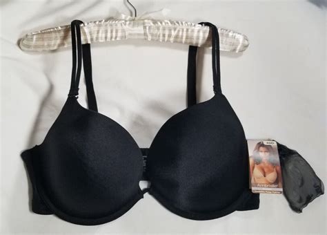 Ambrielle 5115F Mystique Convertible Plunge Push-up Wire Bra 40D BLACK ...