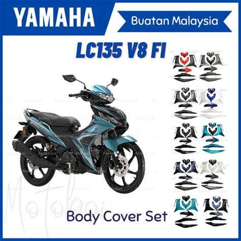 Yamaha Lc V8 Fi Full Body Cover Set Lcv8 Lc135 135lc Lc Coverset Hld Local 2024 Motor Lcv8fi