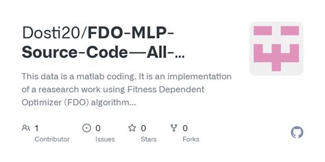 Github Dosti20fdo Mlp Source Code All Models This Data Is A Matlab Coding It Is An