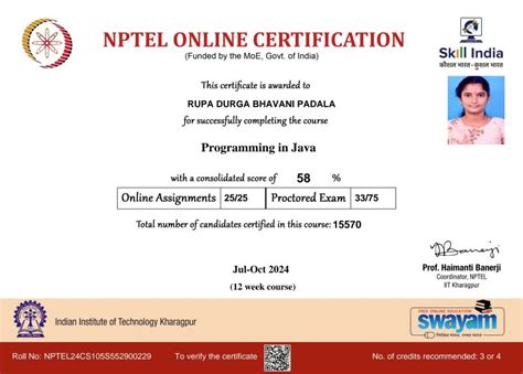 🎉 excited to share that i have successfully completed the nptel