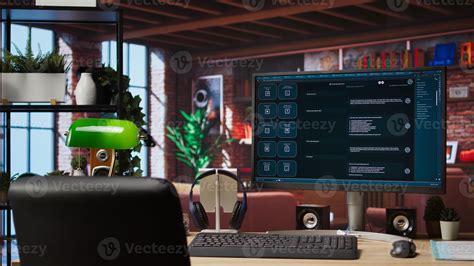 Computadora Preparar En Brillante Departamento Demostración Grande Idioma Modelo Programa