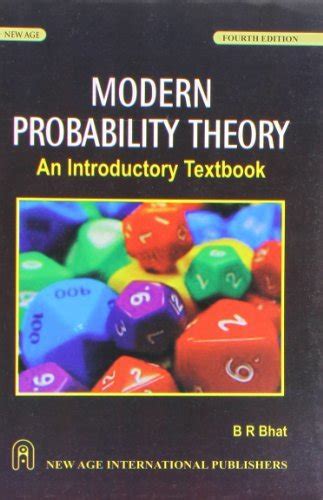Modern Probability Theory By B R Bhat Goodreads