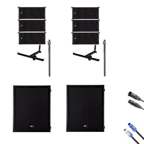 Rcf Hdl 6 A Basic Line Array Set Rcf Hdl 6 A Basic Line Array Set