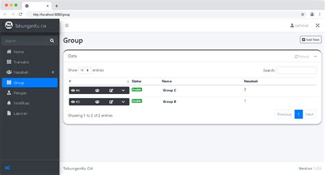 Full Source Code Web App Tabungan Dengan Codeigniter 4 Nasabah Web Panel And Bot Telegram