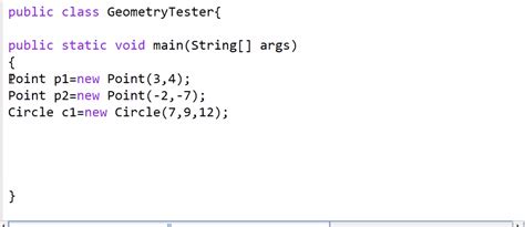 Solved Java Finish The Design Of Circle Class That We Chegg Com