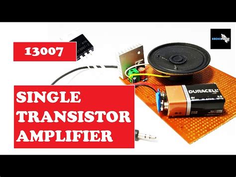 Single Transistor Amplifier The Class A Amplifier Is The Simplest