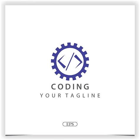 Premium Vector Gear Coding Or Programmer Logo Premium Elegant Template Vector Eps 10