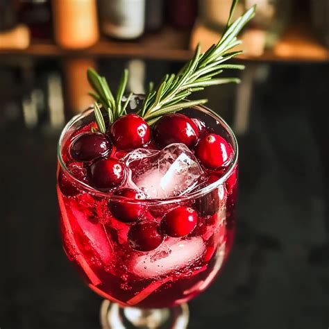 Cranberry Gin And Tonic Mit Rosmarin Verführerisch Einfach