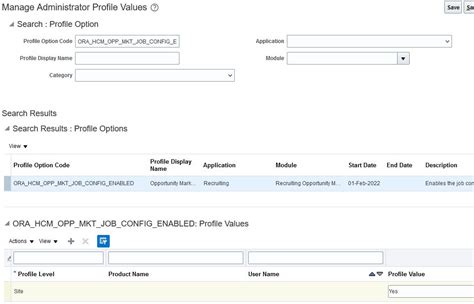 OR ORC Job Segmentation Handling Visibility Of Jobs On Opportunity Marketplace