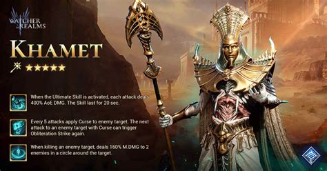 Best Build For Khamet In Watcher Of Realms Gear Stat Prio Artifact