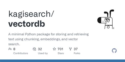 Github Kagisearch Vectordb A Minimal Python Package For Storing And Retrieving Text Using