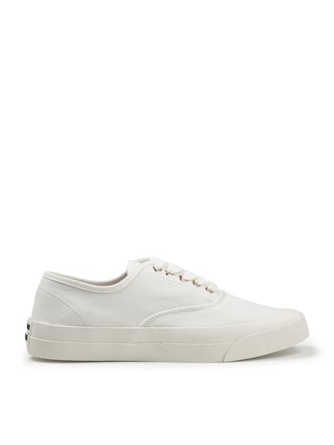 Maison Kitsuné Canvas Laced Sneakers Paul And Friends