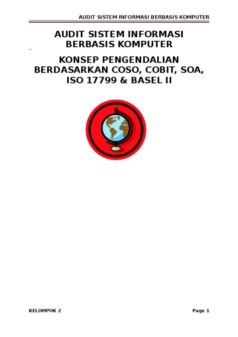 (PDF) AUDIT SISTEM INFORMASI BERBASIS KOMPUTER