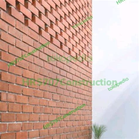 Jual Batu Bata Merah Expose Rustic Natural Minimalis Bata Travesium