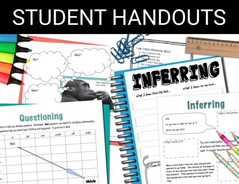 Making Inferences Reading Comprehension Strategy Unit Inferring
