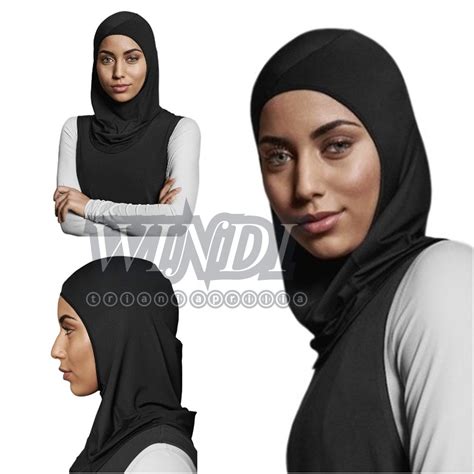 Jual Krudung Hitam Hijab Hitam Jilbab Hitam Dalaman Jilbab Dalaman