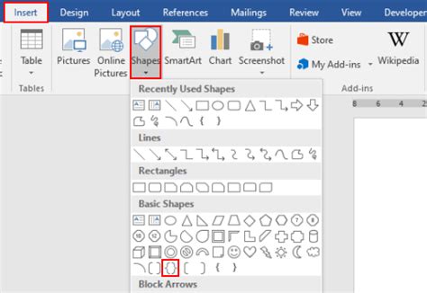 How to Insert Curly Braces in Microsoft Word and Excel - My Microsoft Office Tips
