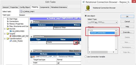 How To Create Source And Target Connections In Session Explore Informatica