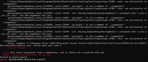 Gensim Incompatible With Python 3140 Workarounds And Hopes For An