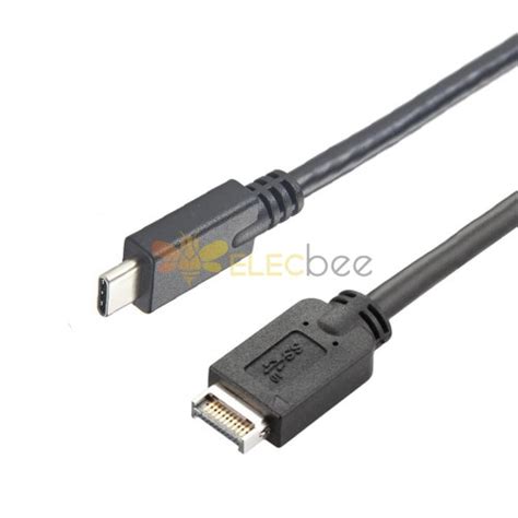 Usb Front Panel Header Type E Male To Type C Male Cable