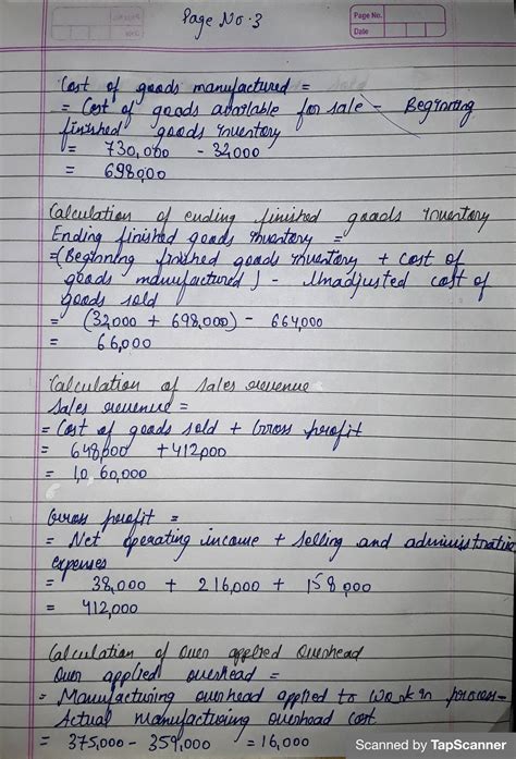 Solved Income Statement COGS Schedule COGS Schedule Materials Course Hero