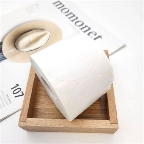 대형 컬러 원형 5cm 롤스티커 하얀 500매 1롤 홈플러스 택배배송