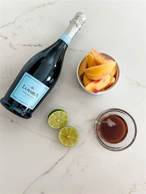 Frozen Peach Bellini Lovely Delites