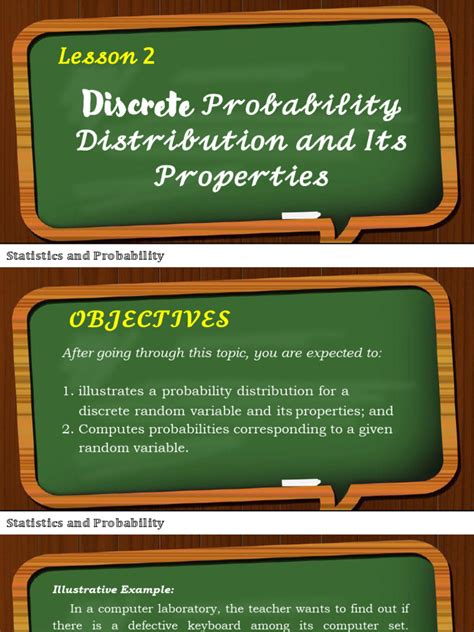 Lesson 1a Q3 Discrete Probability Distribution Pdf