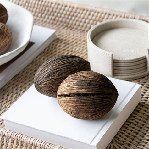 Six Dried Nut Pods By Marquis And Dawe