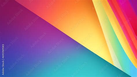 중간 청록색 파스텔 오렌지색 및 로얄 블루 색상을 갖춘 다채롭고 생생한 세 수평 배경 Stock Illustration Adobe Stock