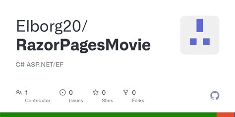 GitHub Elborg RazorPagesMovie C ASP NET EF