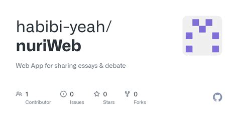 Github Habibi Yeahnuriweb Web App For Sharing Essays And Debate