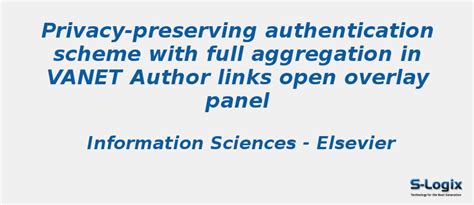 authentication scheme with aggregation vanet ns2 projects s logix