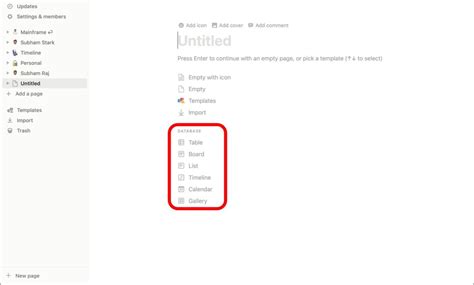 how to create a database in notion for beginners techwiser