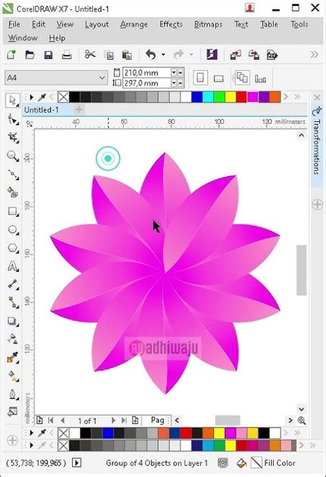 Tutorial Corel Draw For Beginners Series 19 Short Youtube
