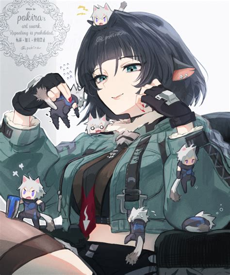 Jane Doe And Seth Lowell Zenless Zone Zero Drawn By Pokira Danbooru