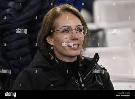 Marseille Financial Director Of Ajax Susan Lenderink During The Uefa