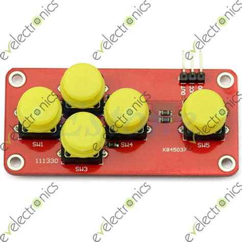 AD Keyboard Electronic Blocks Simulate Five Key Button In Pakistan
