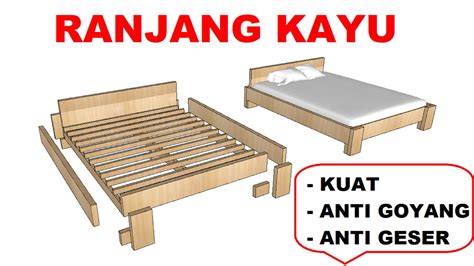 Cara membuat tempat tidur dari kayu - YouTube