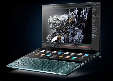 Asus Zenbook Pro Duo Ux A Dual Screen Laptop With Dci P Oled