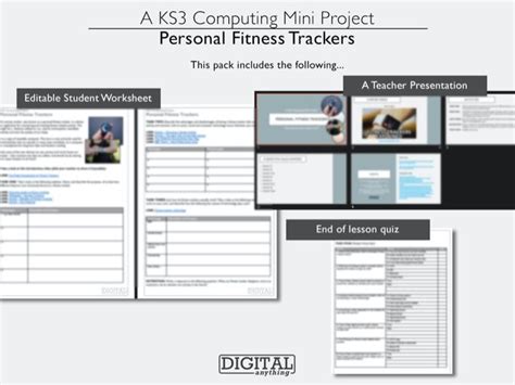 ict computer science personal fitness trackers lesson ks3 ks3 k12
