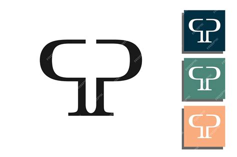 Premium Vector Initials Letter Logo Design With Letter Pp Concept