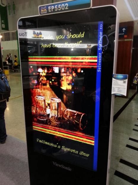 Viewsonic Stand At Computex Has 4k Screen On Display Touch Screens On Display And More