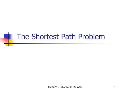 Ppt The Shortest Path Problem Powerpoint Presentation Free Download Id518396