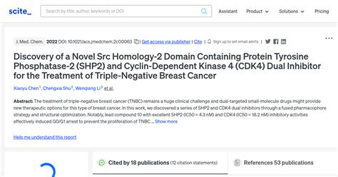 Discovery Of A Novel Src Homology 2 Domain Containing Protein Tyrosine