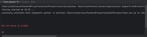 Test Your First Python Application Pycharm Documentation