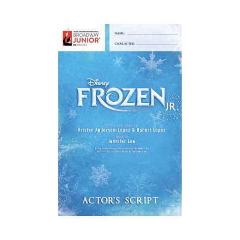 Disneys Frozen Jr Script 10 Pack Broadway Jr Shows For Schools