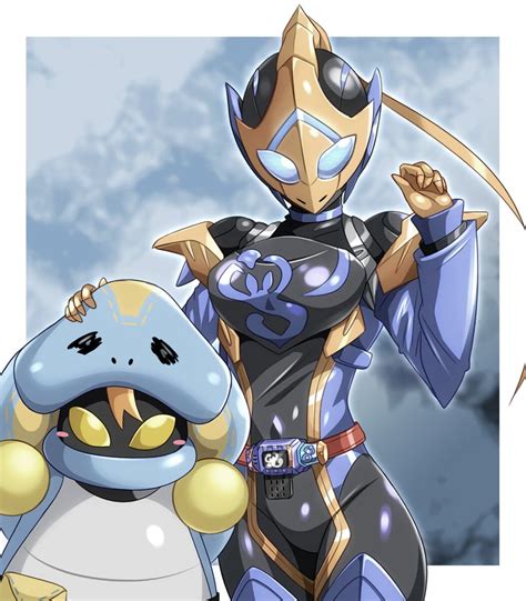 Kamen Rider Jeanne And Lovekov Kamen Rider And 1 More Drawn By