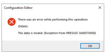 IIS 10 Error When Want To See Configuration Editor For Net 6 0 Project Stack Overflow
